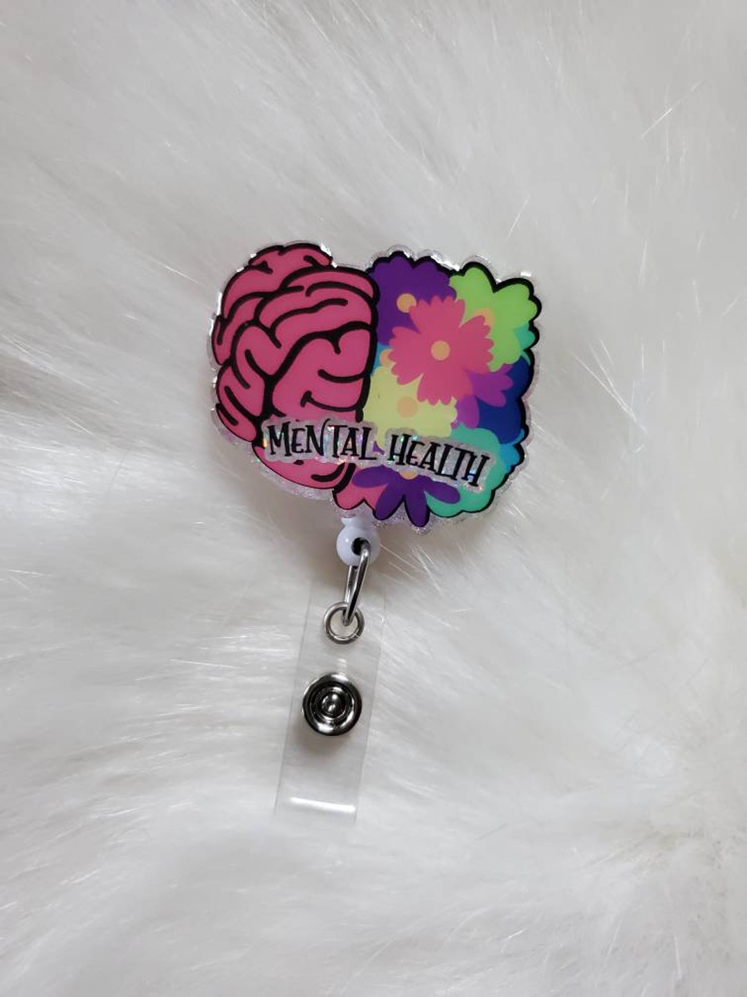 Therapist Badge Reel, Mental Health Badge Reel, Therapist Gift, Social ...