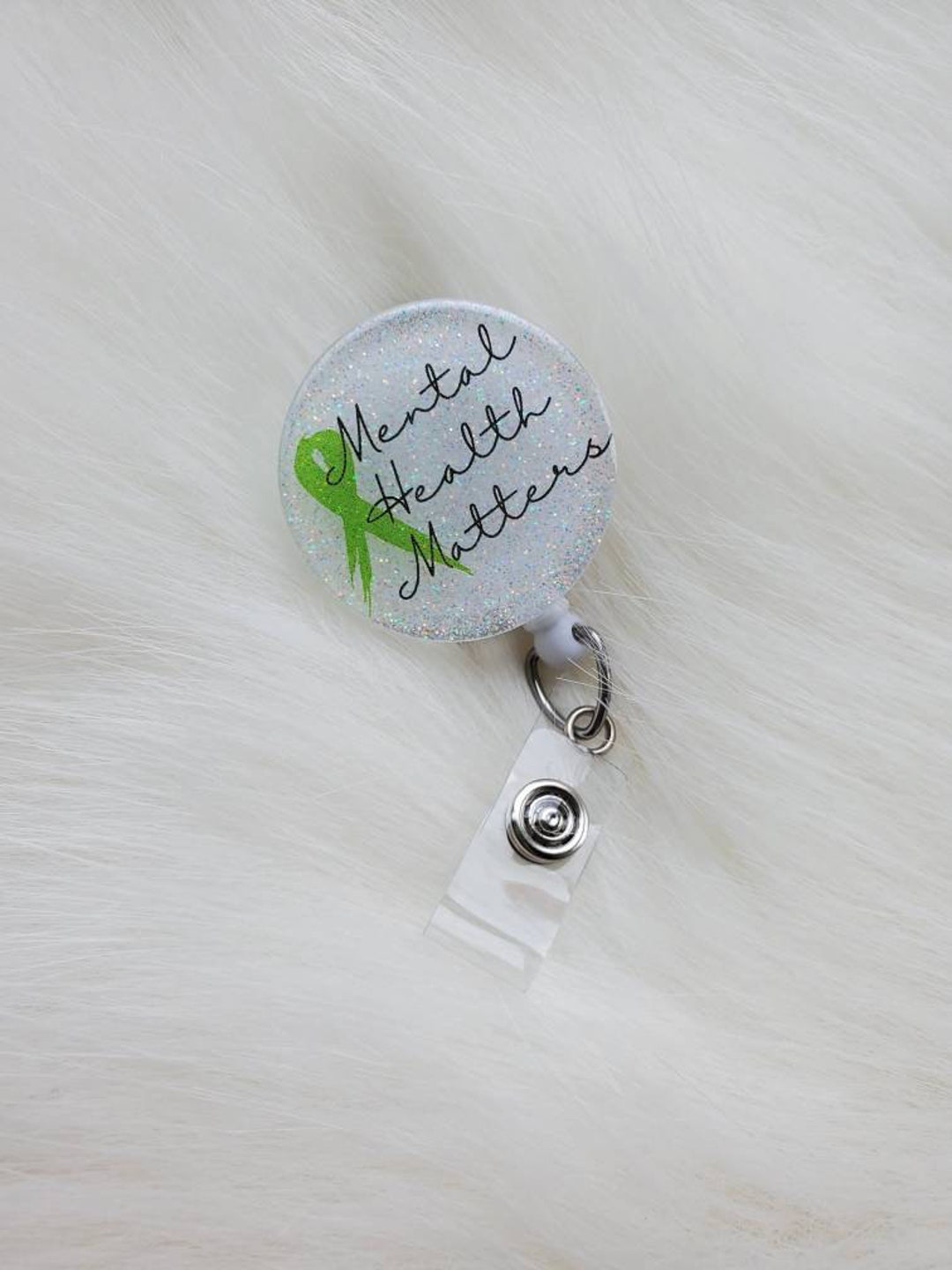 Therapist Badge Reel, Mental Health Badge Reel, Therapist Gift, Social ...