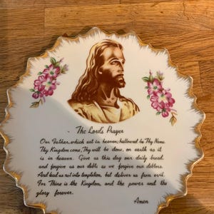 Set of 3 Religious Plates - Etsy