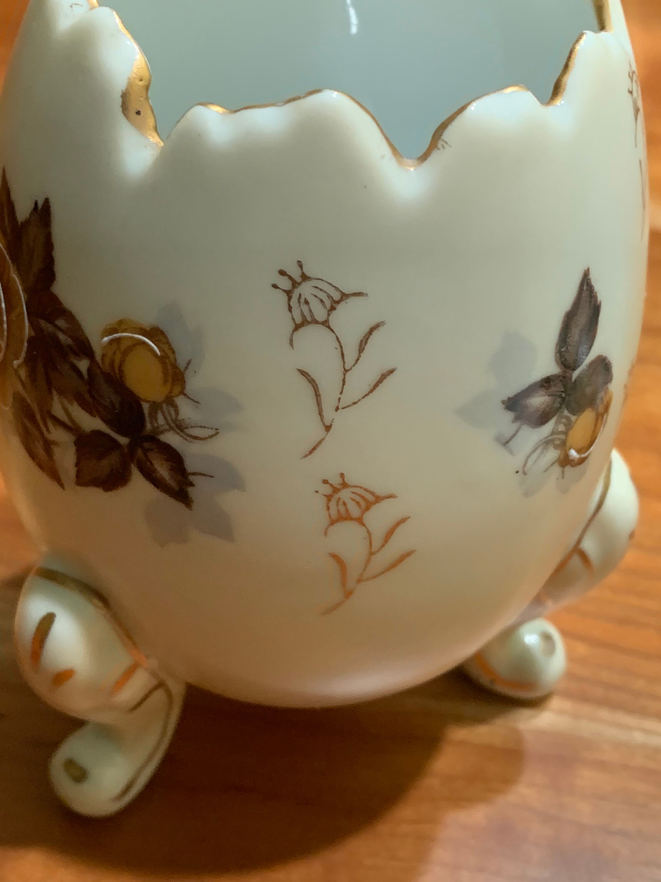 Napco Ware Footed Porcelain Egg Vase Vintage 1850’s Era - Etsy