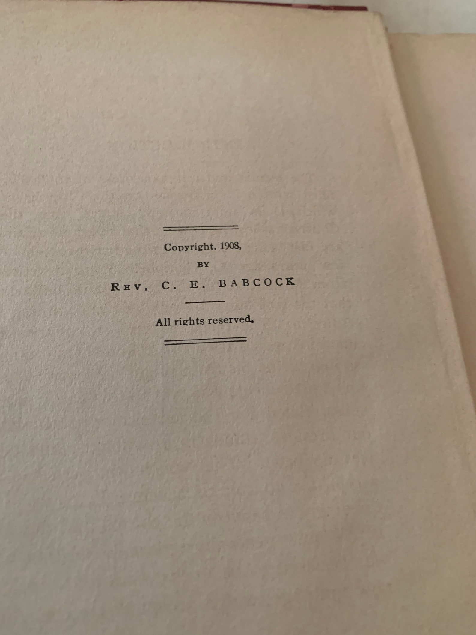 1908 the Persecution of Stephen Strong by Rev. C. E. Babcock, Ph. D. - Etsy