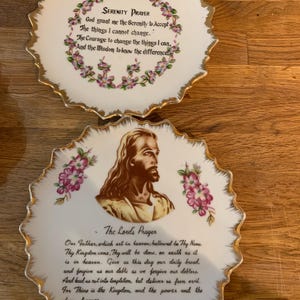 Set of 3 Religious Plates - Etsy