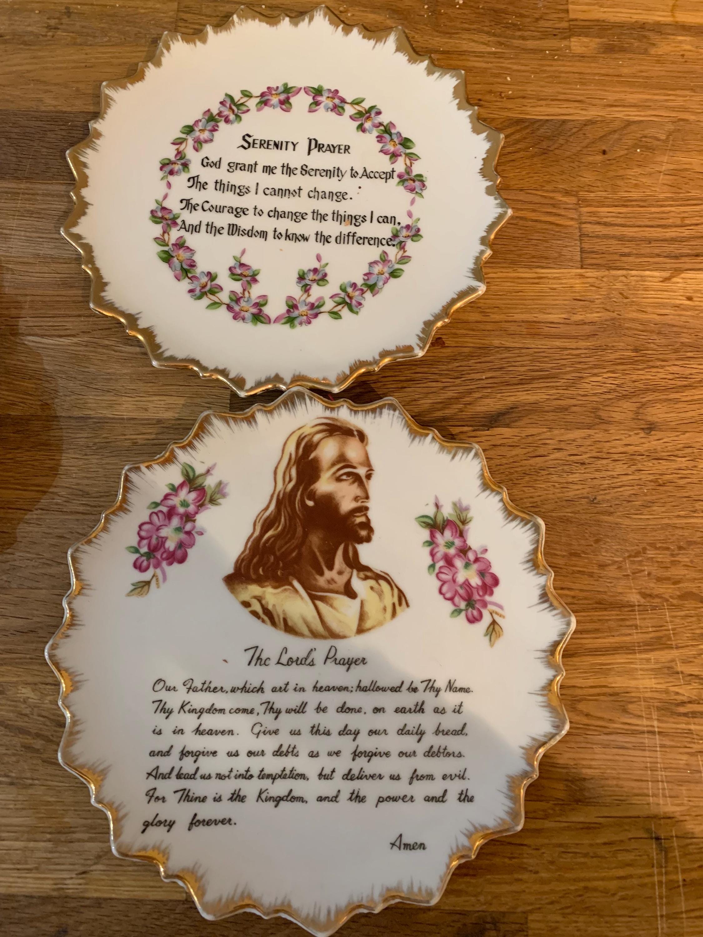 Set of 3 Religious Plates - Etsy