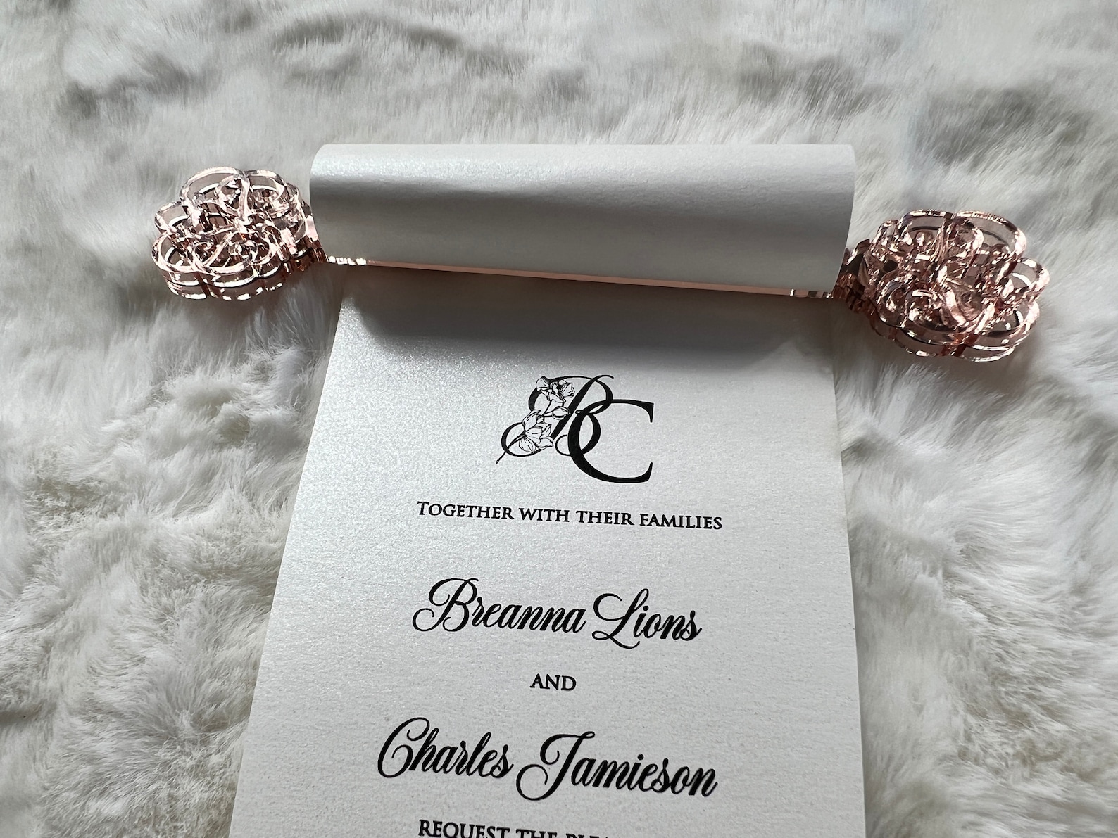 Acrylic Scroll Invitations, Scroll Invitation, Wedding Invitation ...