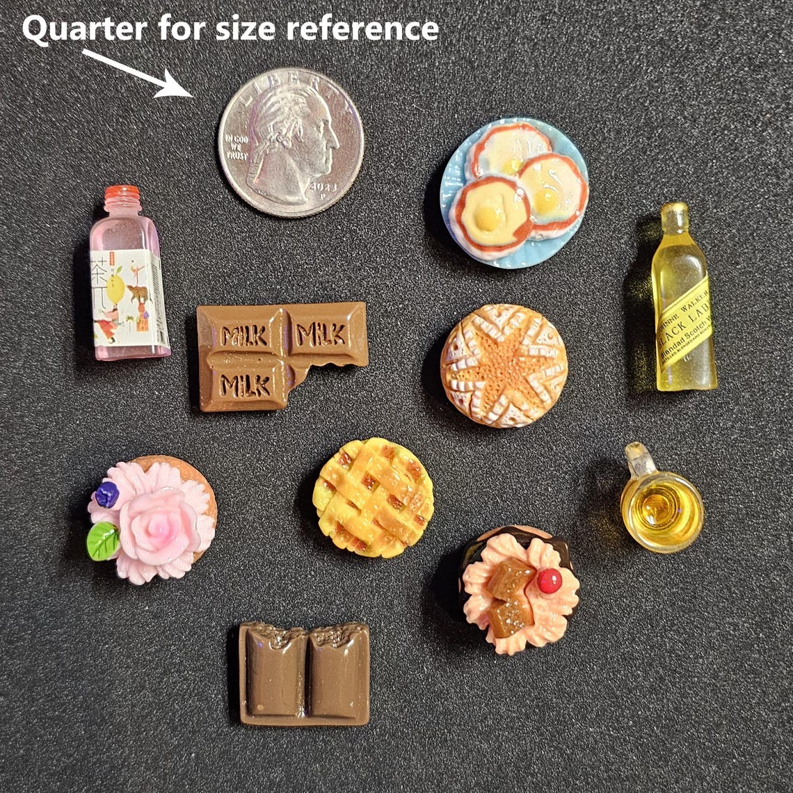 Food & Drink - Tiny Handmade Magnet Pack (15 Magnets) - Etsy