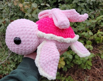 Bow and Heart Turtle Crochet Pattern Valentines Day 2-in-1 Pattern PDF ...