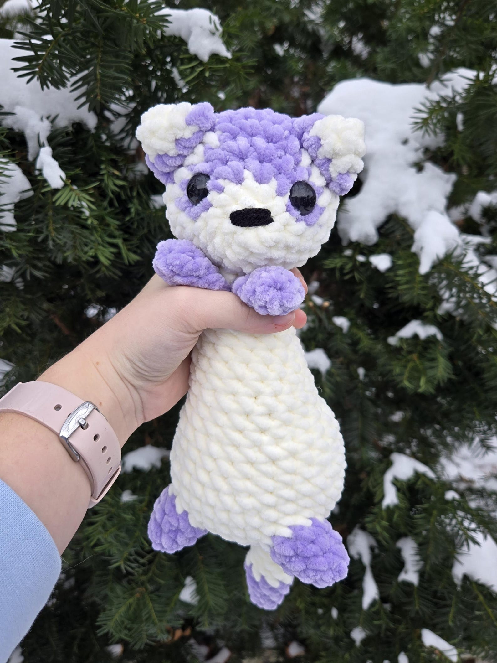 Crochet Ferret Plush Stuffed Animal Amigurumi - Etsy