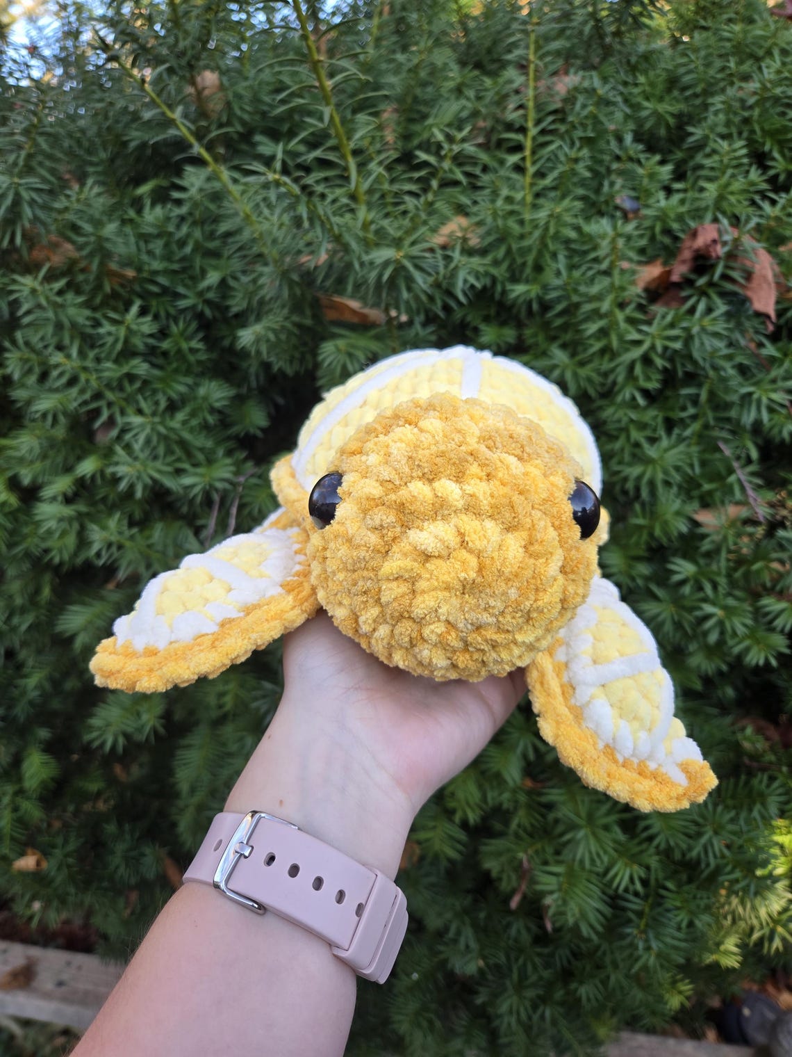 Crochet Lemon Turtle Plush Stuffed Animal - Etsy