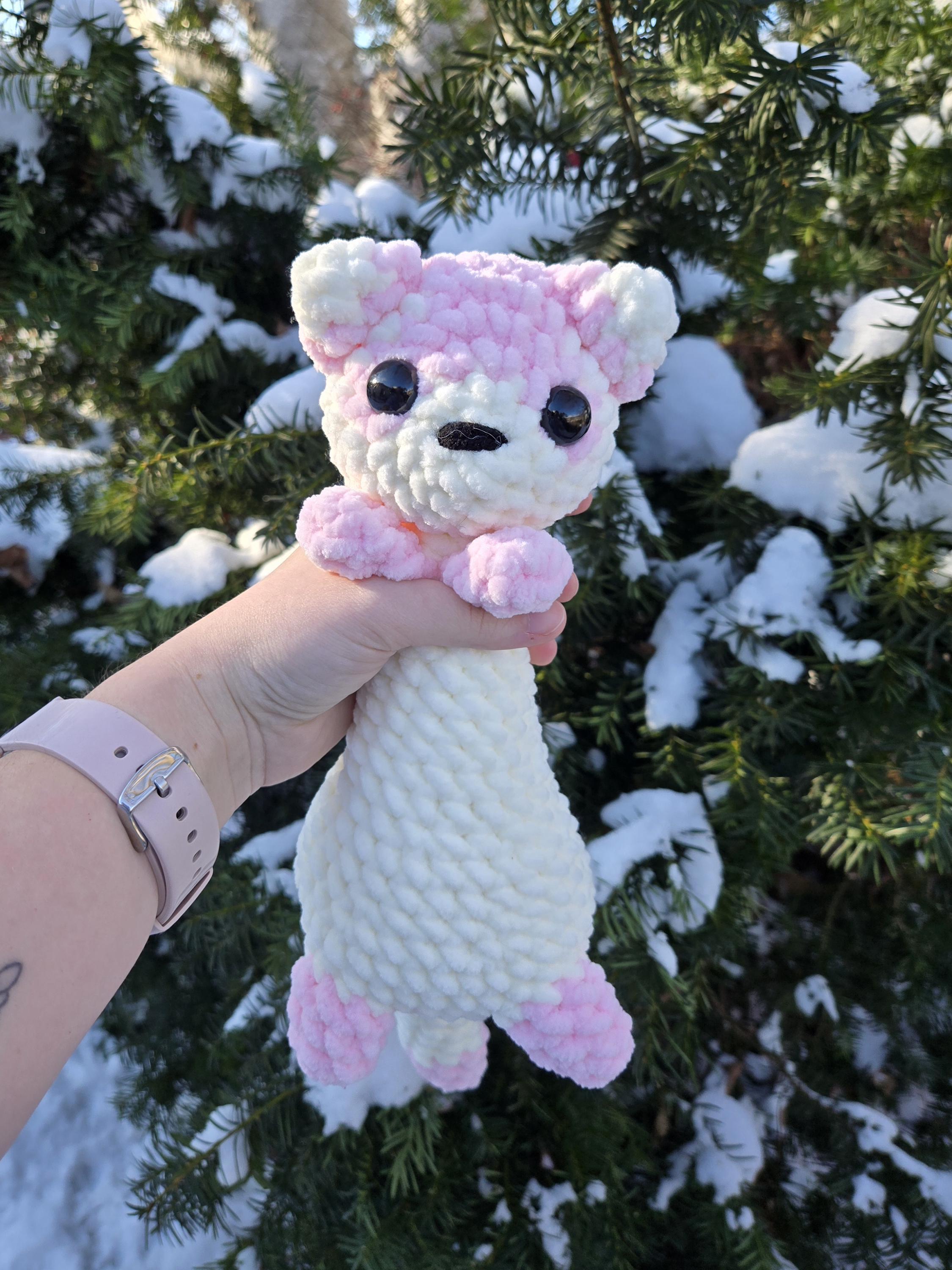 Crochet Ferret Plush Stuffed Animal Amigurumi - Etsy