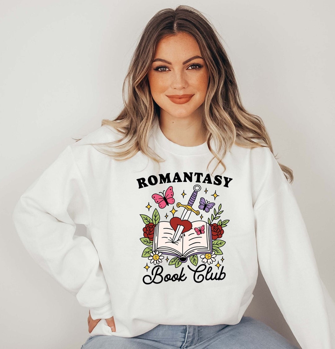 Romantasy Book Club Sweatshirt, Romantasy Book Club, Romance Reader ...