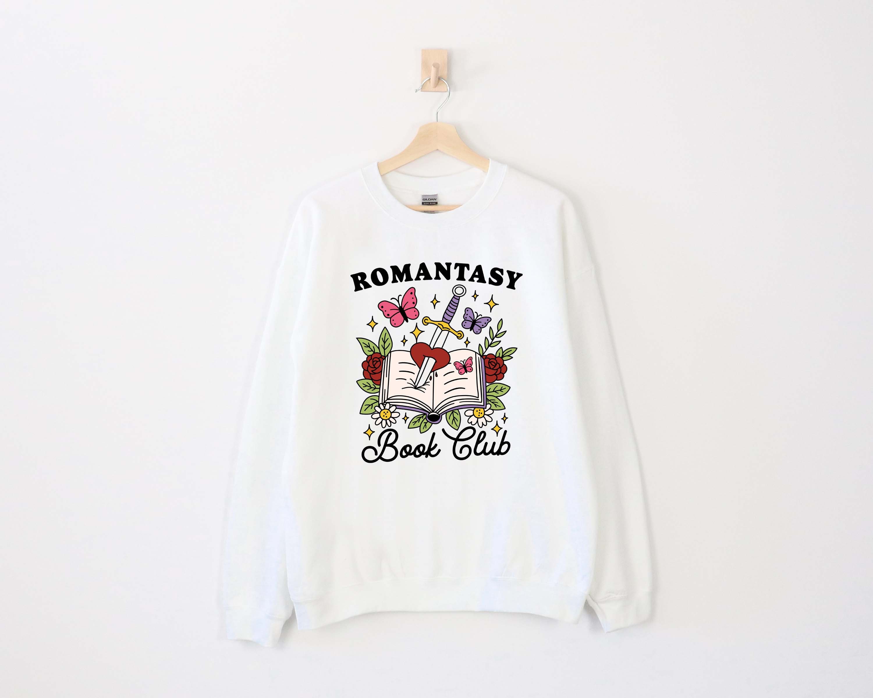 Romantasy Book Club Sweatshirt, Romantasy Book Club, Romance Reader ...