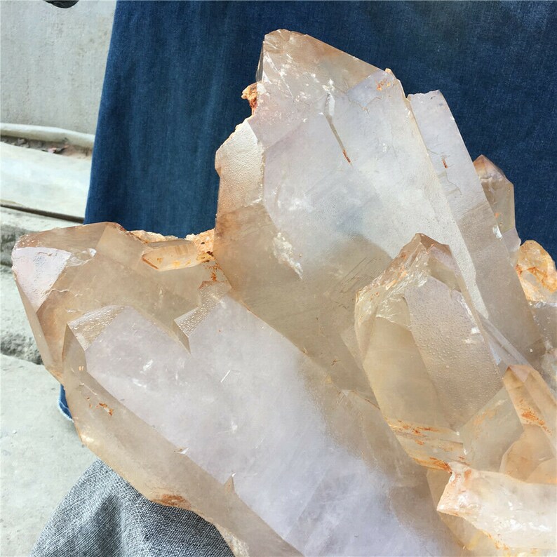 Large Quartz Cluster Ethically Mined in Brazil Big Crystal - Etsy