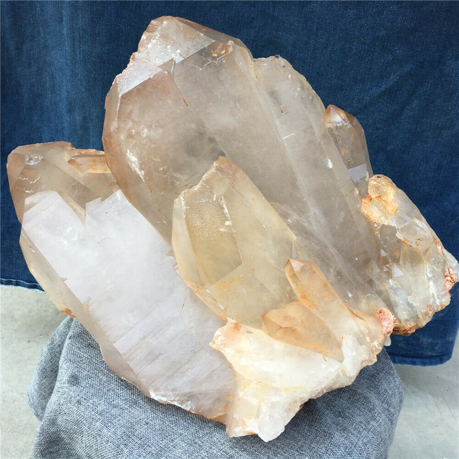 Large Quartz Cluster Ethically Mined in Brazil Big Crystal - Etsy