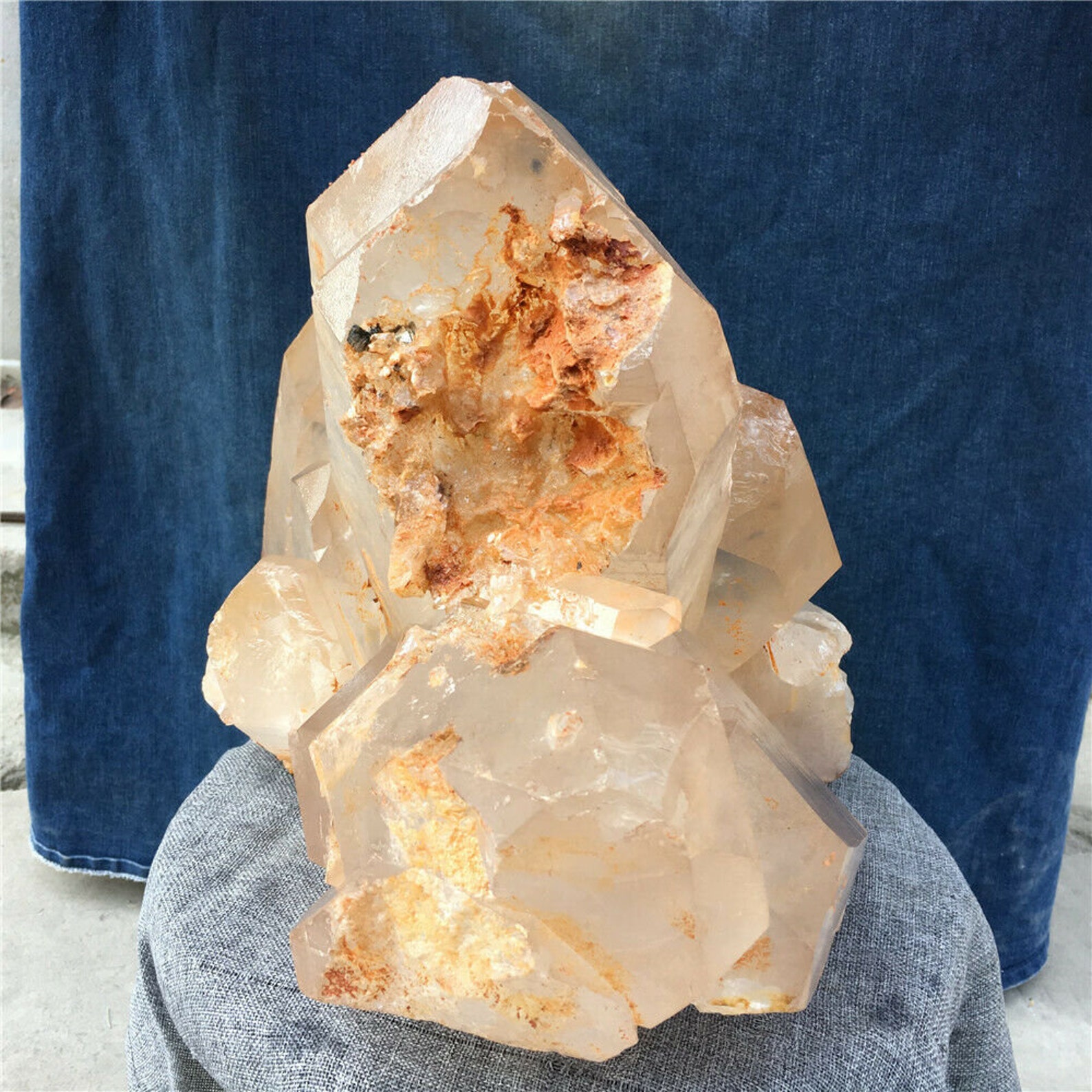 Large Quartz Cluster Ethically Mined in Brazil Big Crystal - Etsy