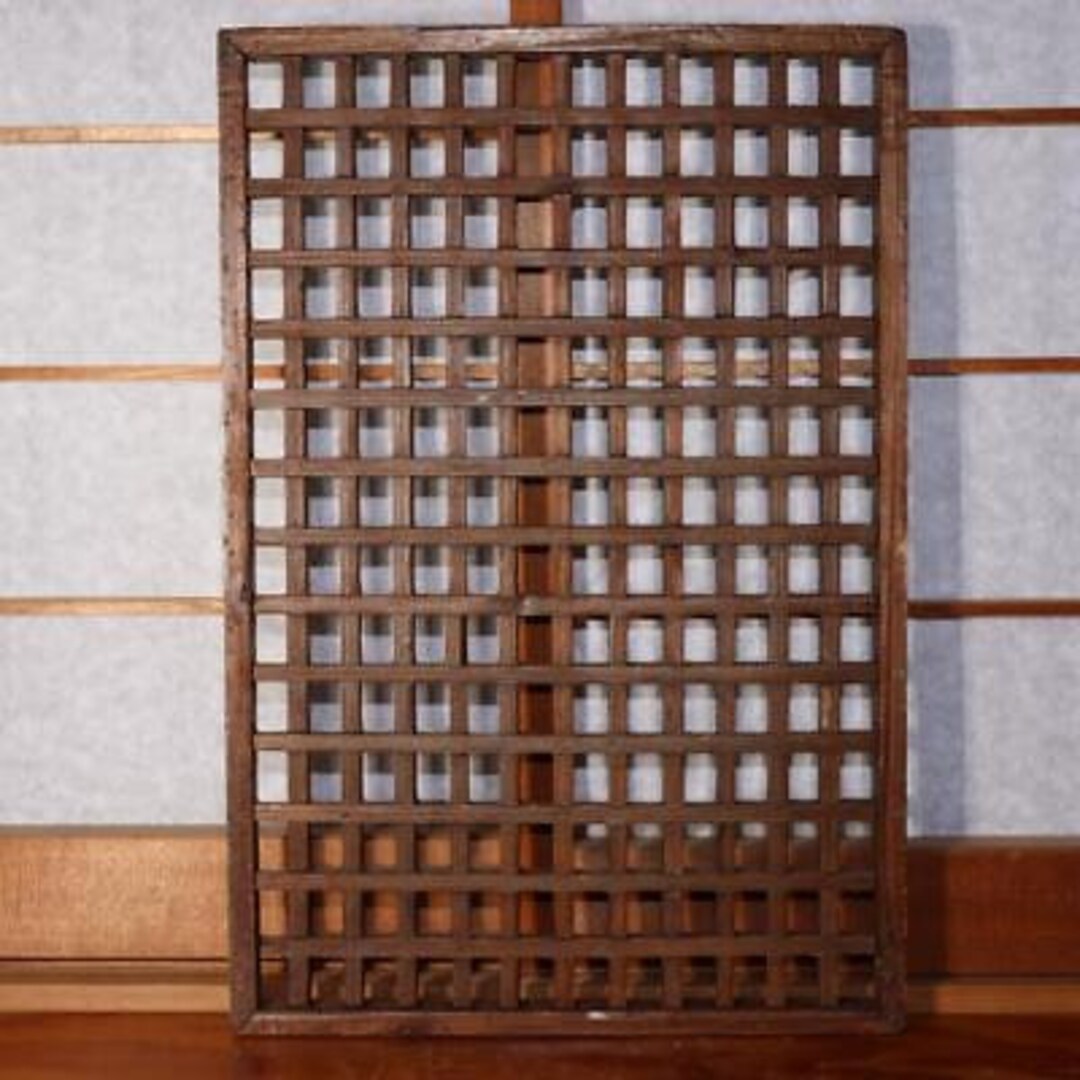 Japanese Vintage Tsuitate Wooden Screen Wood Frame WO265 - Etsy