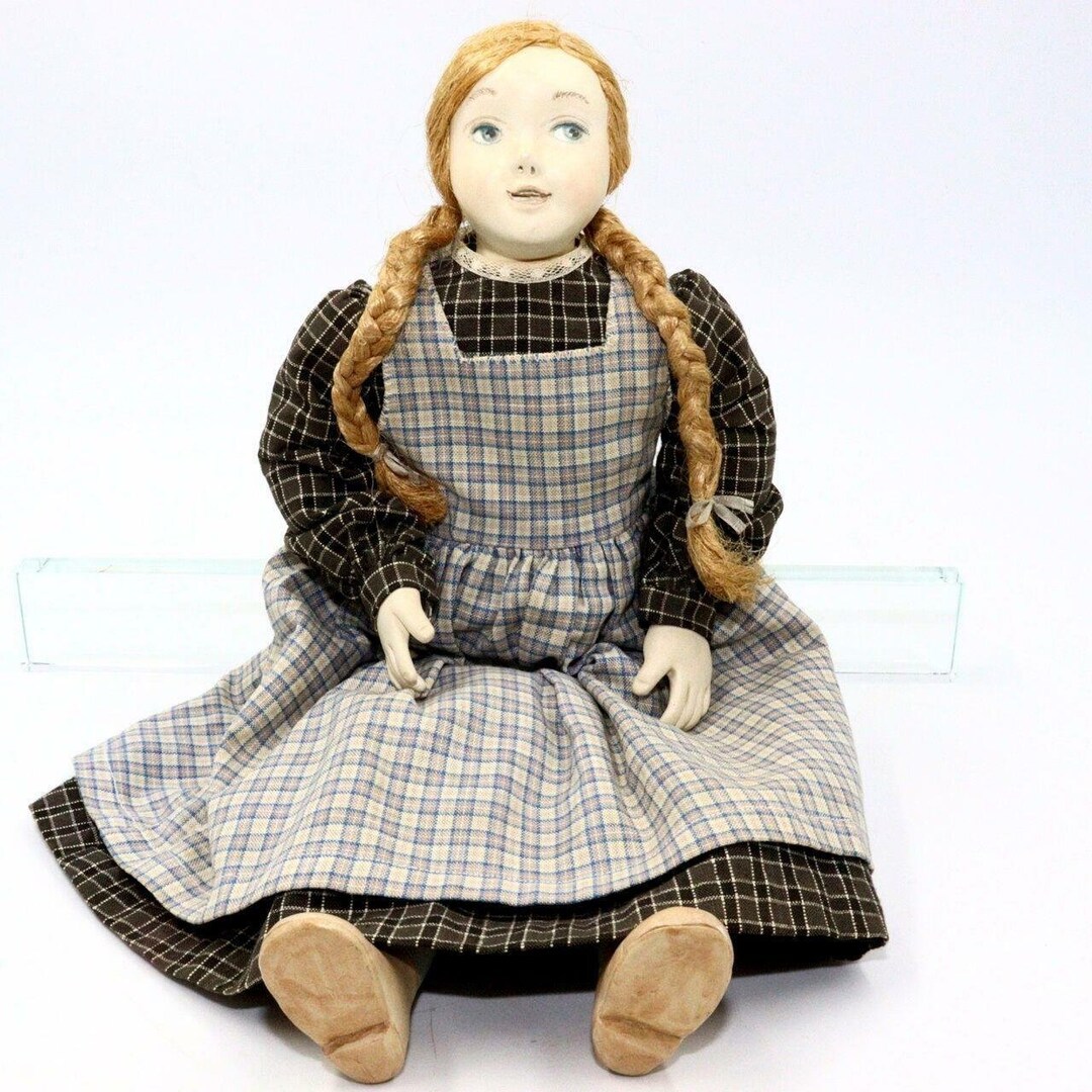 Japanese Vintage Girl Doll 1984 March Sadako Signed Girl Lovely WO116 ...