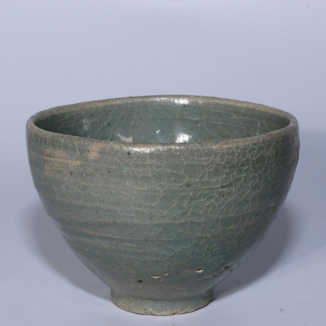 Korean Celadon Tea Bowl Goryeo Ceramic Porcelain Joseon Period KRS153 ...