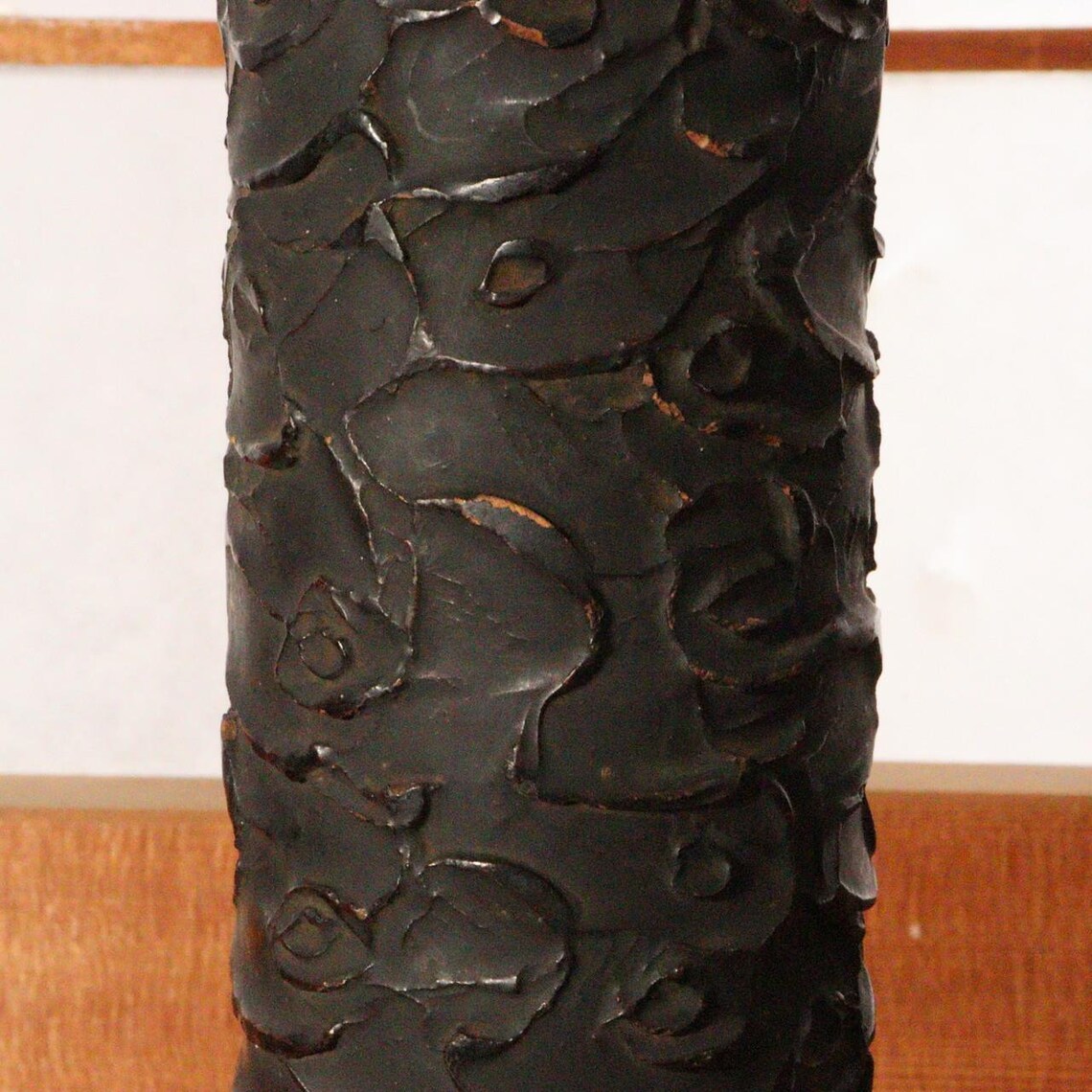 Japanese Antique Wooden Lance Scabbard Yari Spear Sword Armor WG118 1 ...