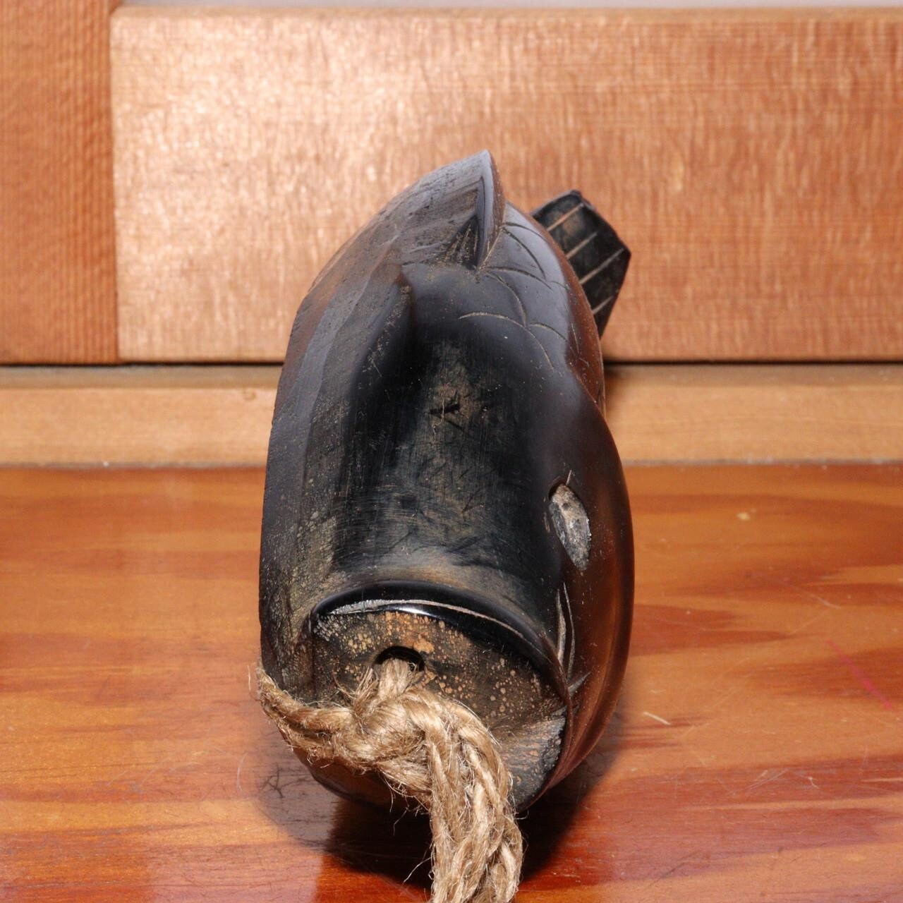 Japanese Wooden Small Jizai Kagi Carp Carved Irori Yokogi JZI92 - Etsy