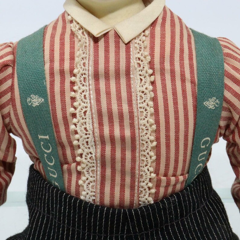 Japanese Vintage Wooden Boy Doll 1984 November Sadako Signed Boy WO117 ...