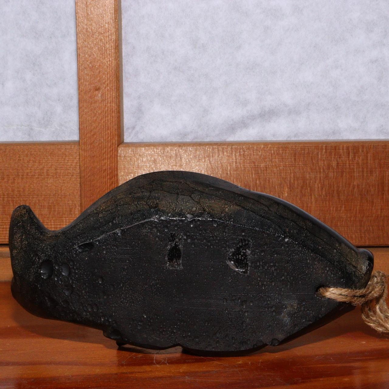 Japanese Wooden Small Jizai Kagi Carp Carved Irori Yokogi JZI92 - Etsy