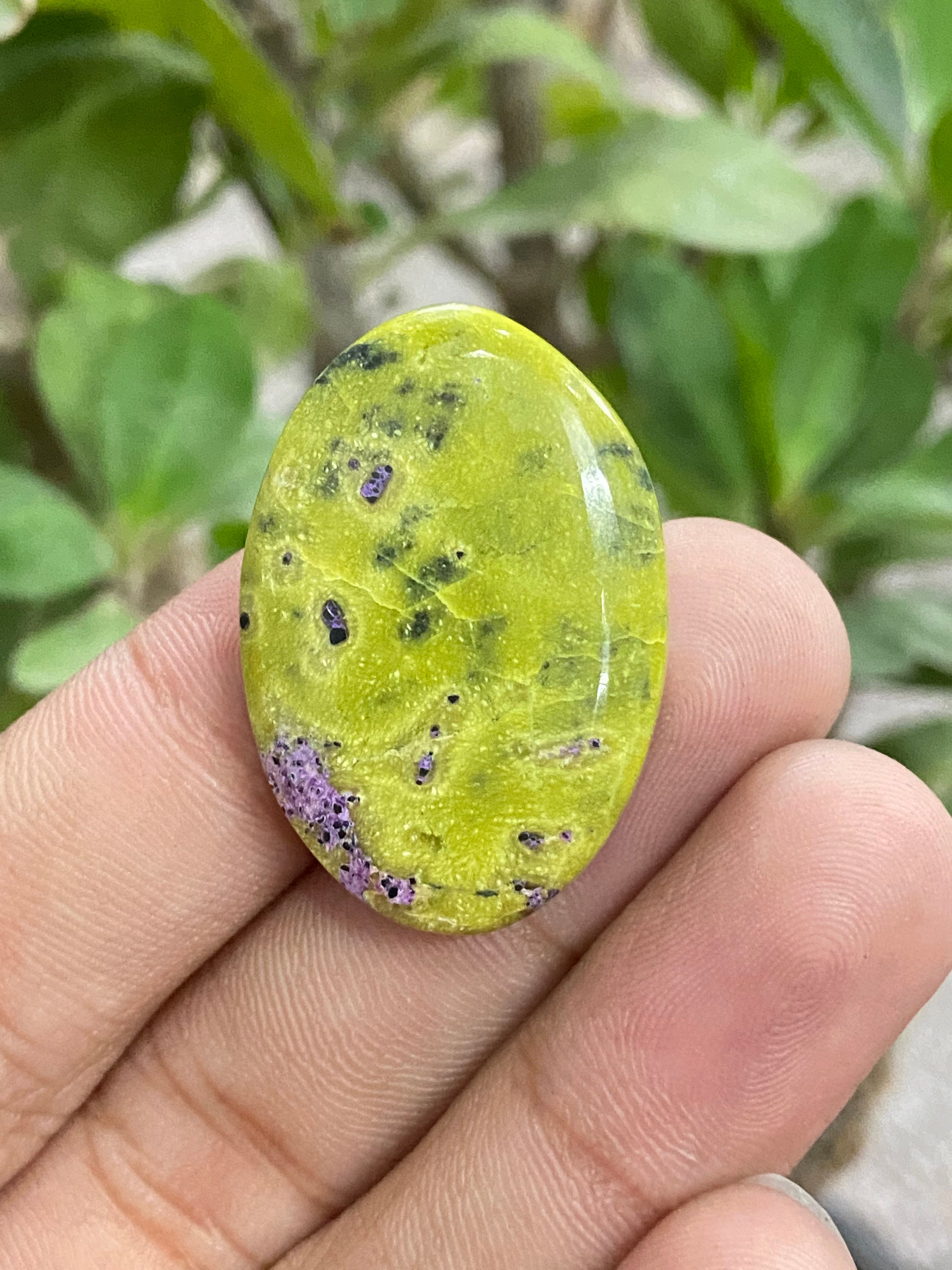 Natural Rare Atlantisite Stichtite Gemstone Designer Cabochon | Etsy