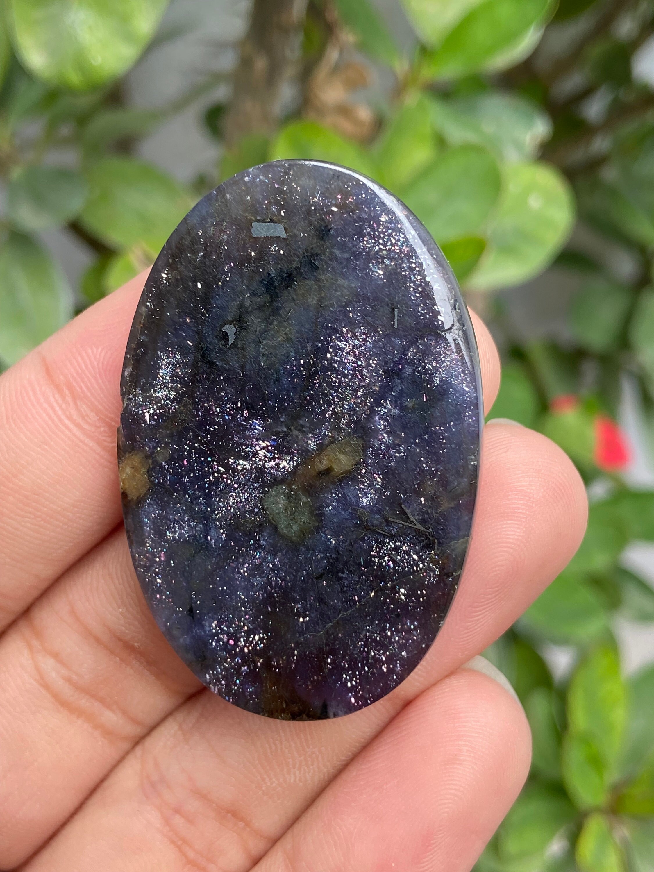 Beautiful Natural Iolite Sunstone Gemstone Glorious Rainbow | Etsy