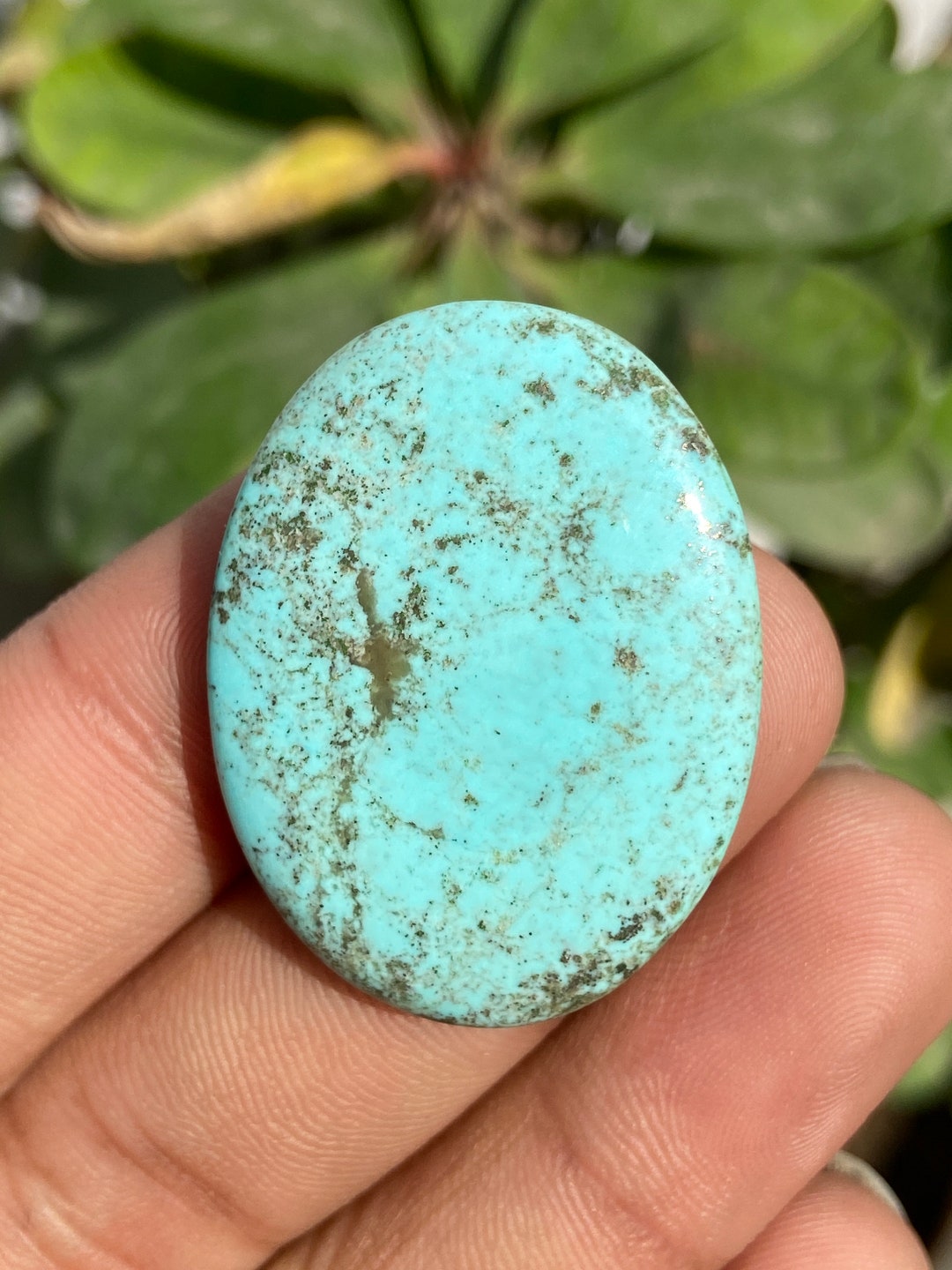 Natural Arizona Turquoise Cabochon, Arizona Turquoise, Designer ...
