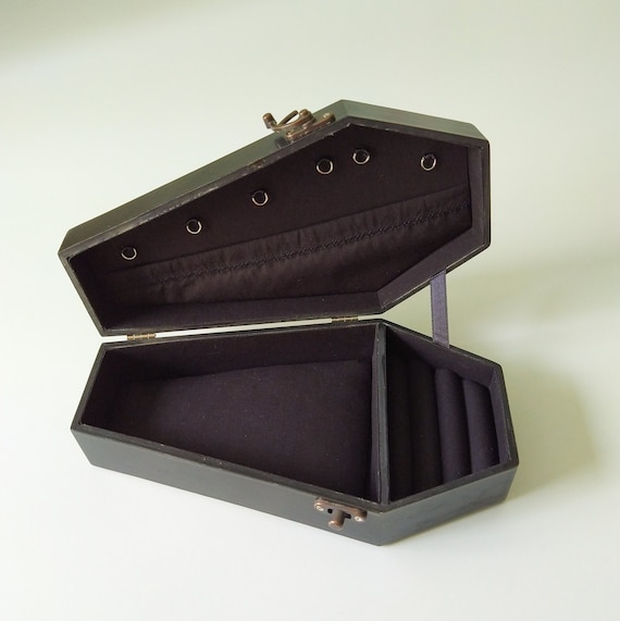 Coffin Jewelry Box Gothic Jewelry Organizer - Etsy