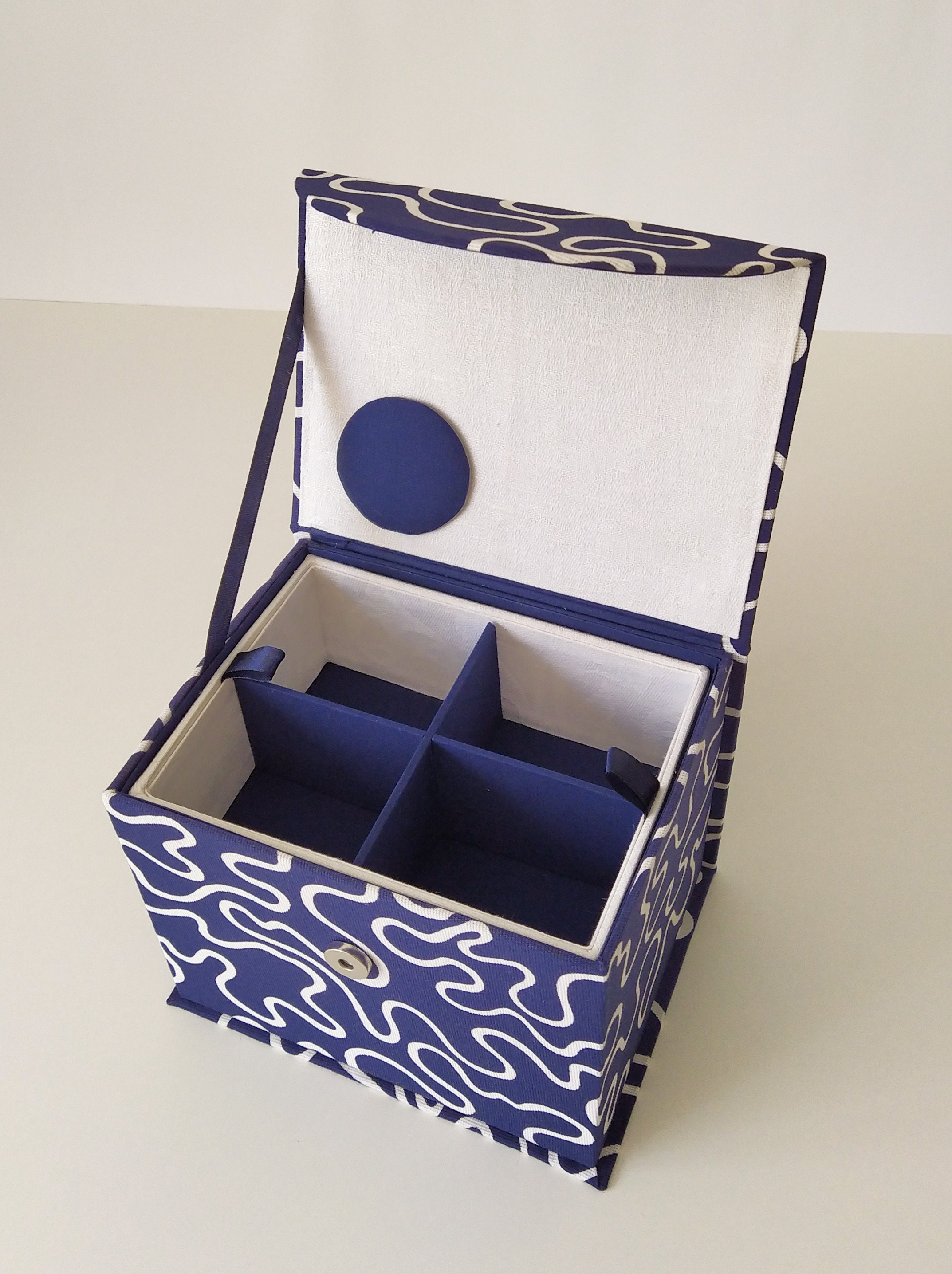 Handmade Medium Sewing Box One of a Kind Sewing Organizer - Etsy