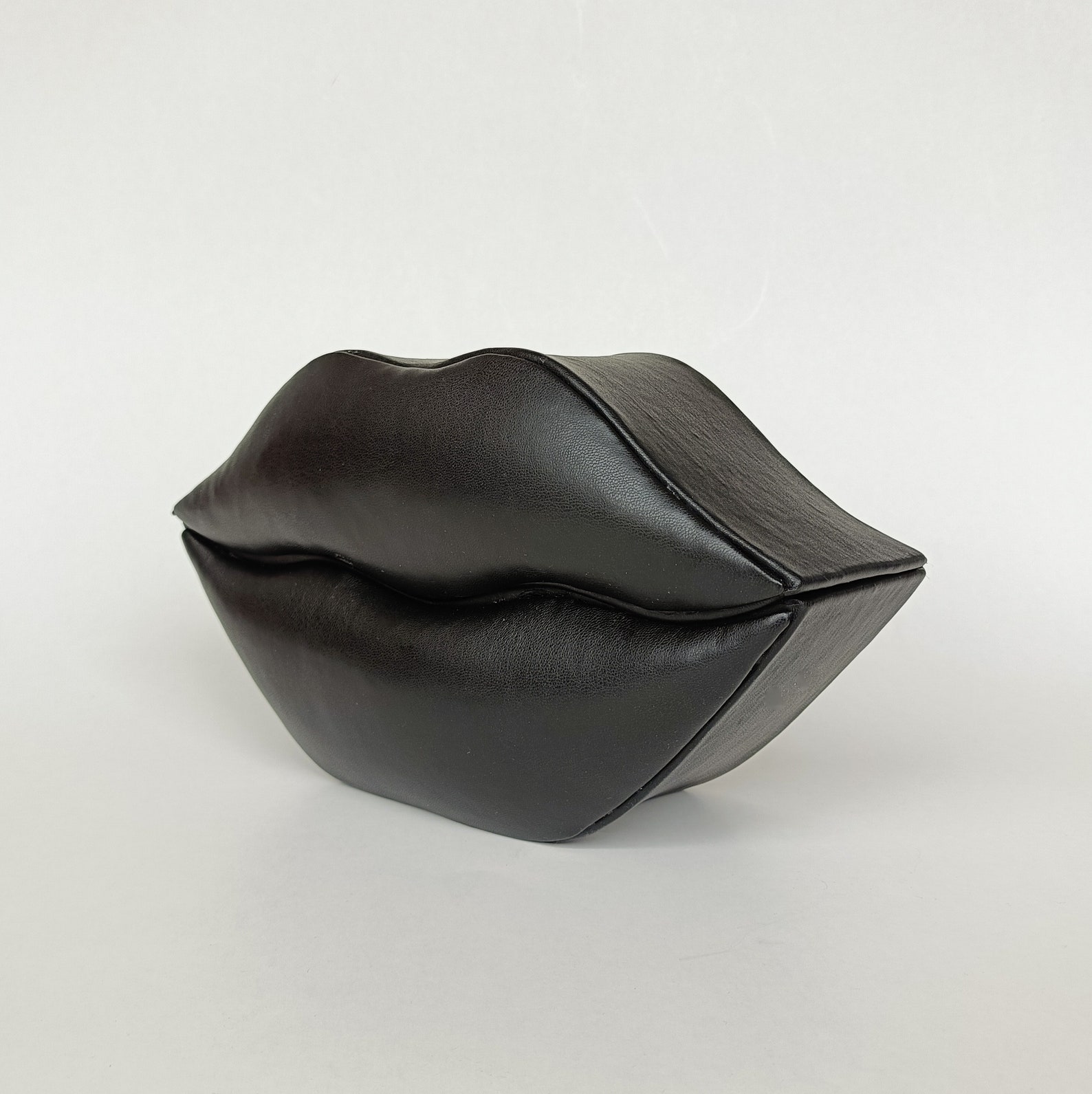 Black Lips Shaped Decorative Box, Makeup Vanity Decor, Goth Gift Idea ...