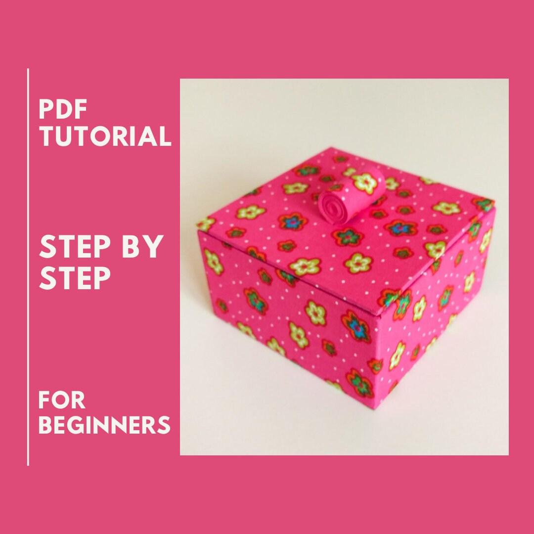 PDF Trinket Box Tutorial, How to Make Decorative Box for Beginers - Etsy