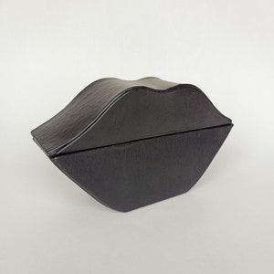 Black Lips Shaped Decorative Box, Makeup Vanity Decor, Goth Gift Idea ...