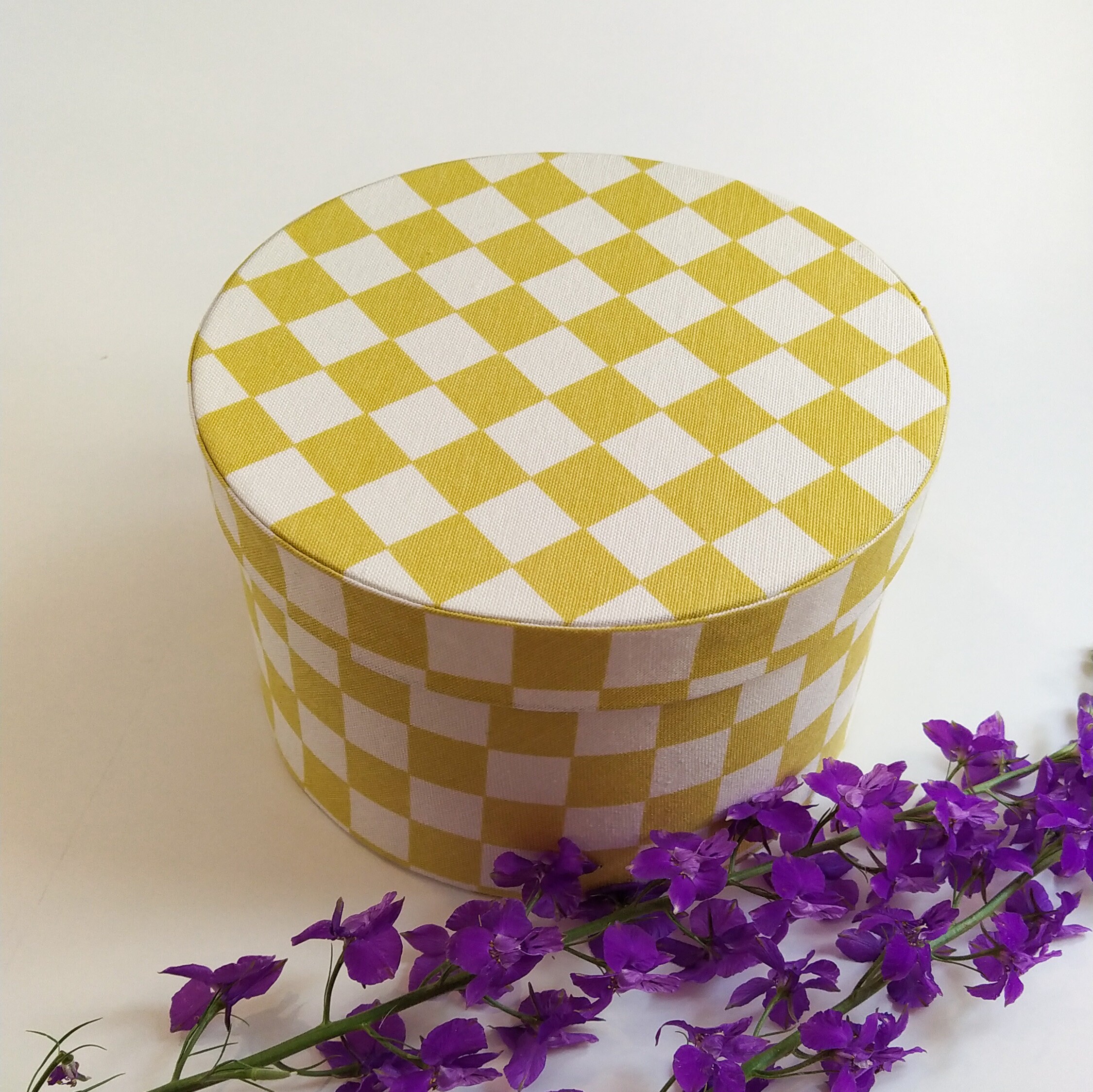 Decorative Hat Box for Storage With Lid Set of 3 Round - Etsy