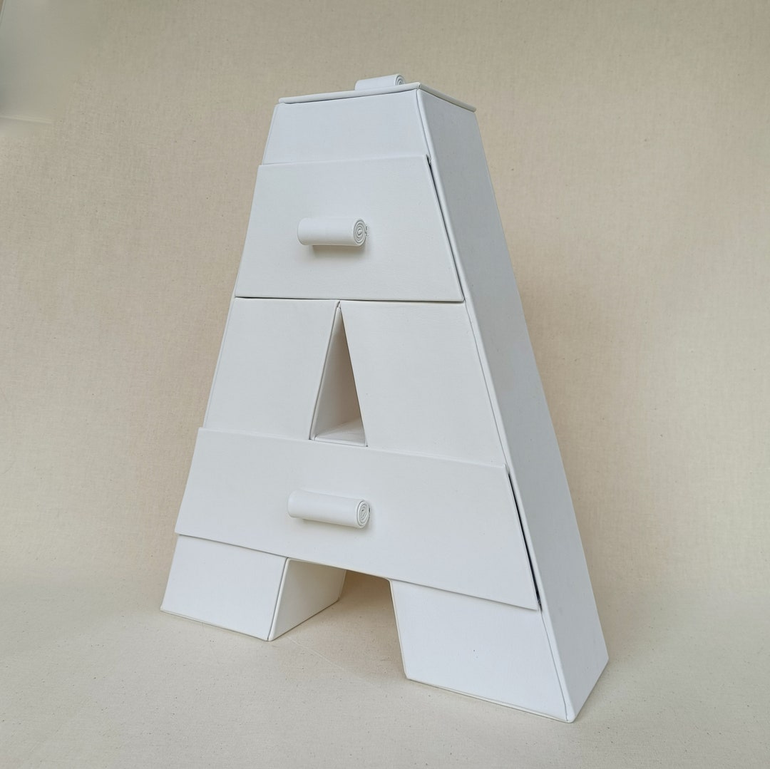 Decorative Box Shape of the Letter A, Personalized Gift, 3d Letter ...