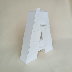 Decorative Box Shape of the Letter A, Personalized Gift, 3d Letter ...