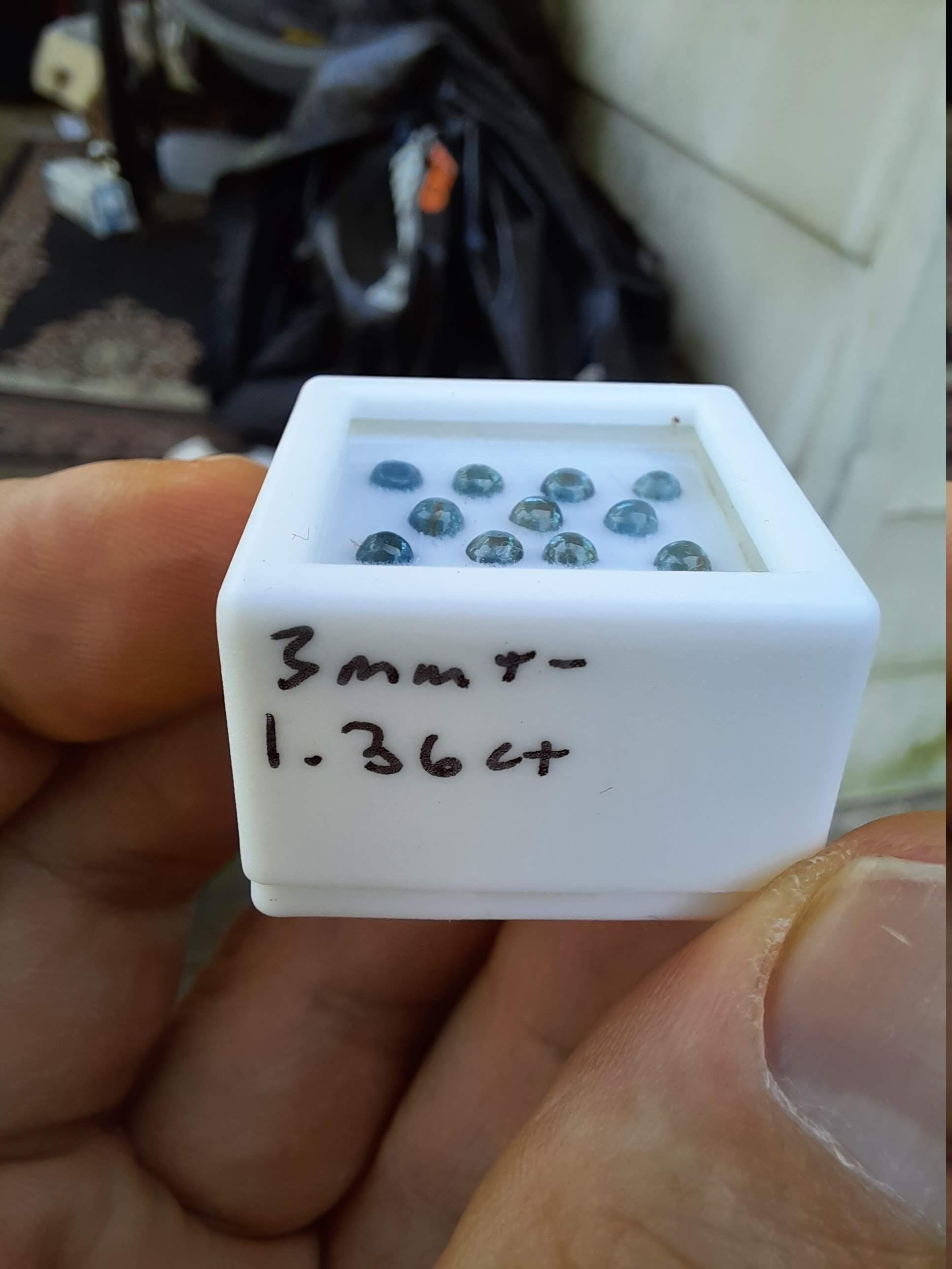 Gahnite - Zinc Spinel - Round Cabochon - 3mm - RARE - Price is PER ...