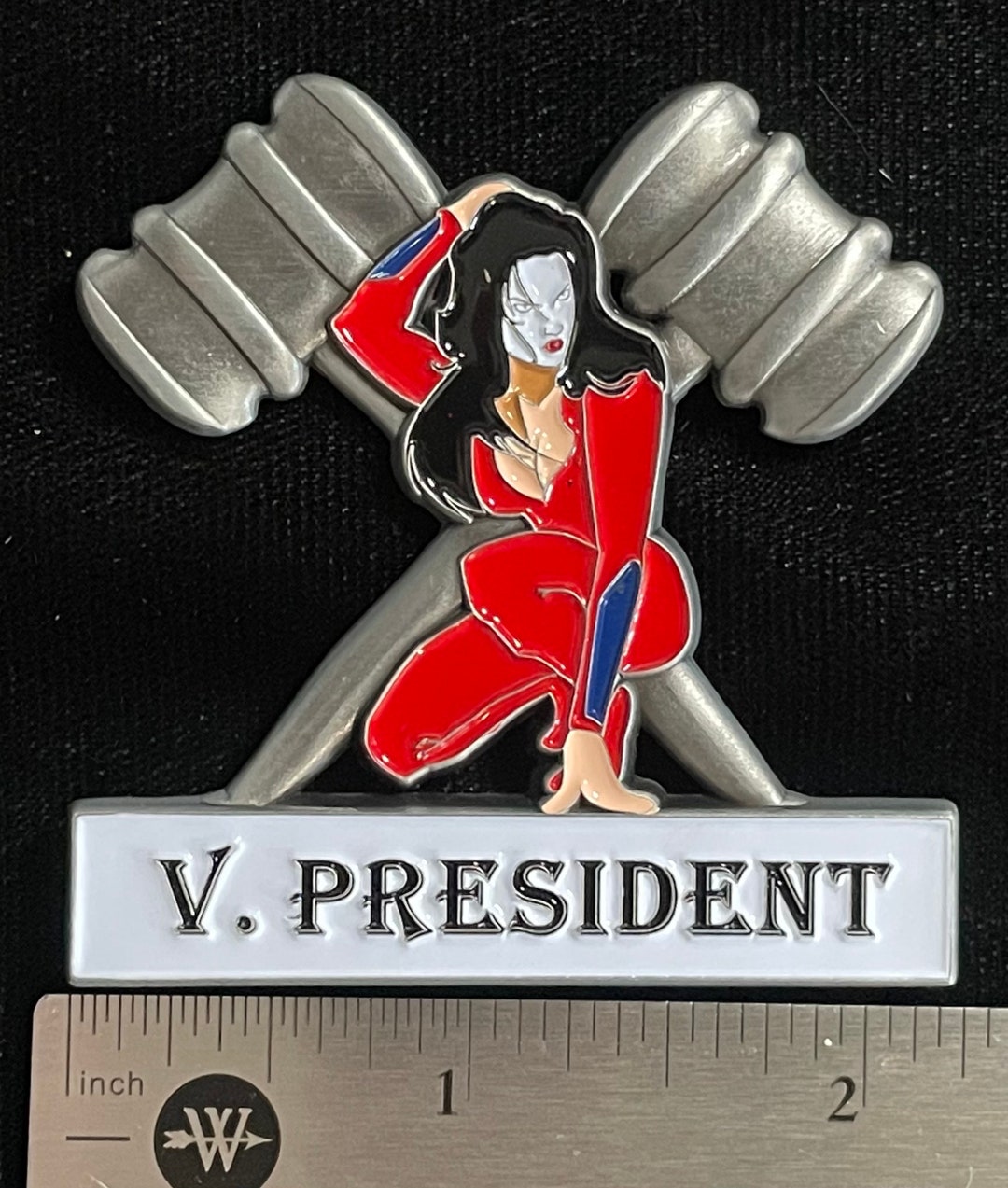Widows Sons Masonic Riders Association widow Officer Pin VP - Etsy