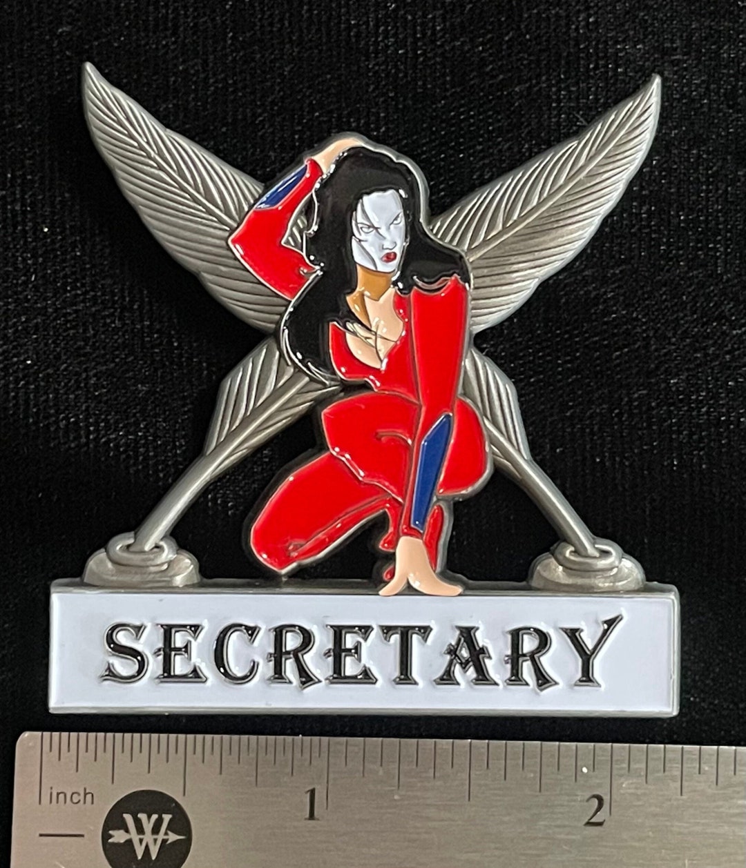 Widows Sons Masonic Riders Association "widow" Officer Pin Secretary - Etsy