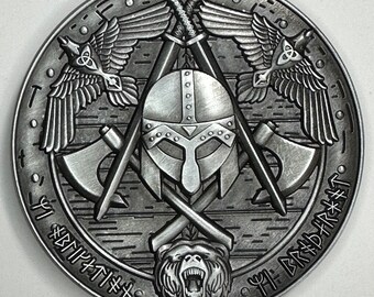 Valhalla Awaits Challenge Coin - Etsy