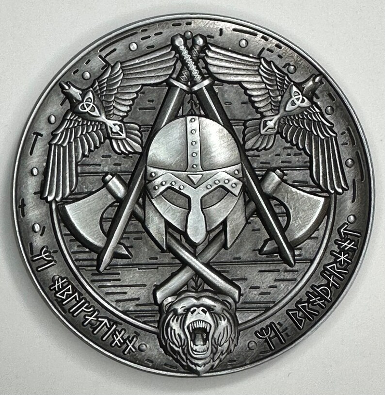 Viking Challenge Coin - Etsy