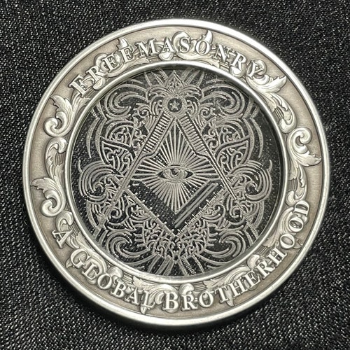 Freemason Shield Challenge Coin - Etsy