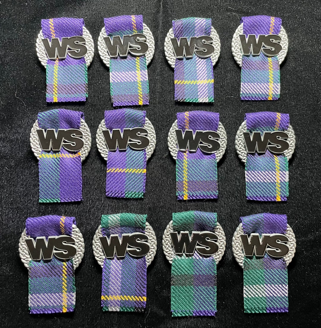 Widows Sons Masonic Riders Association Tartan Pin - Etsy