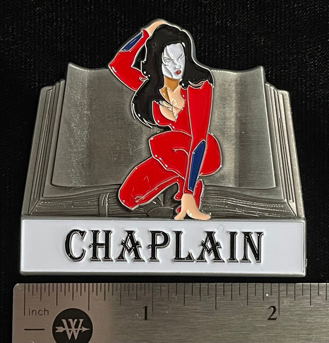 Widows Sons Masonic Riders "widow" Officer Pin Chaplain - Etsy