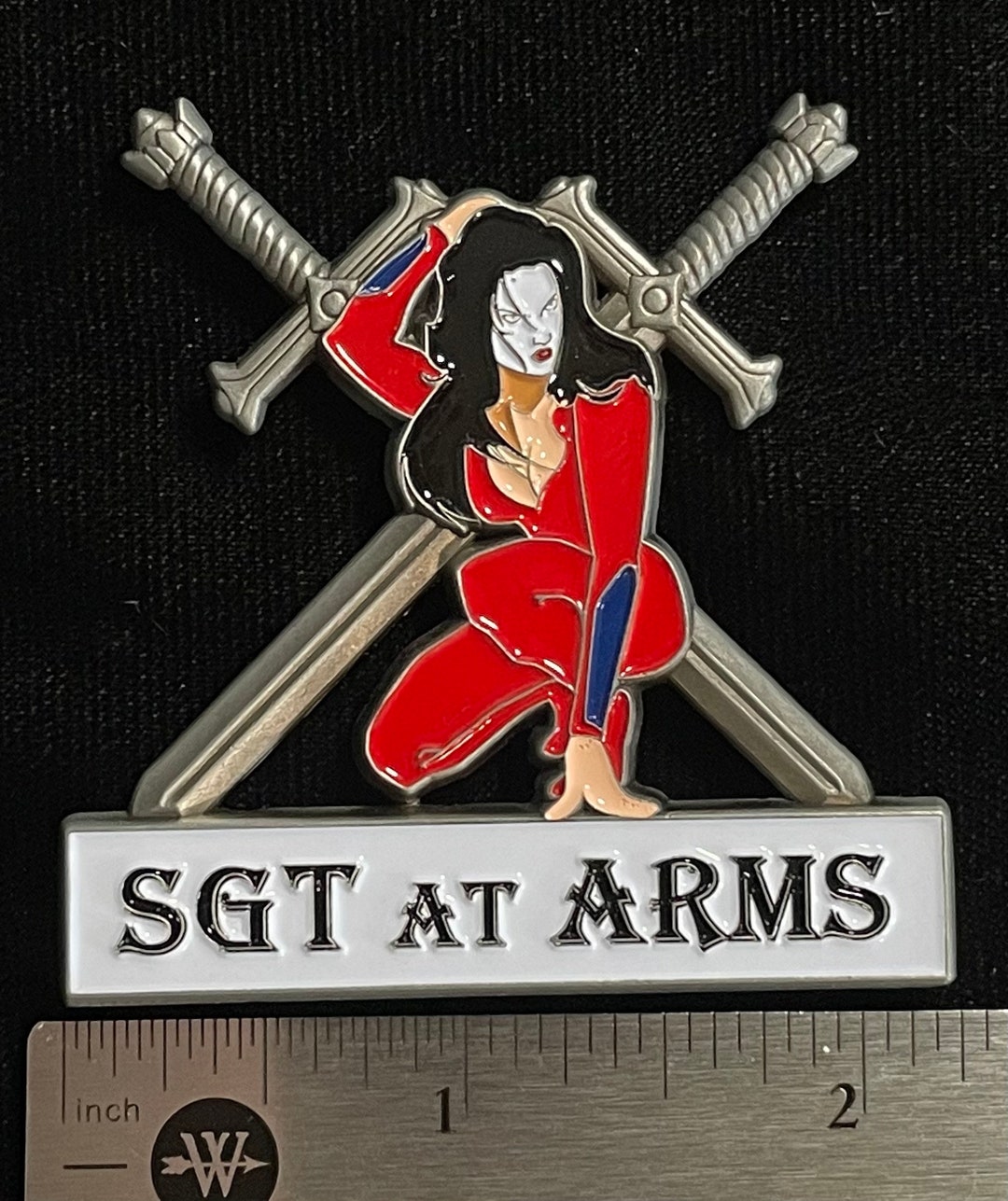 Widows Sons Masonic Riders Association widow Officer Pin - Etsy