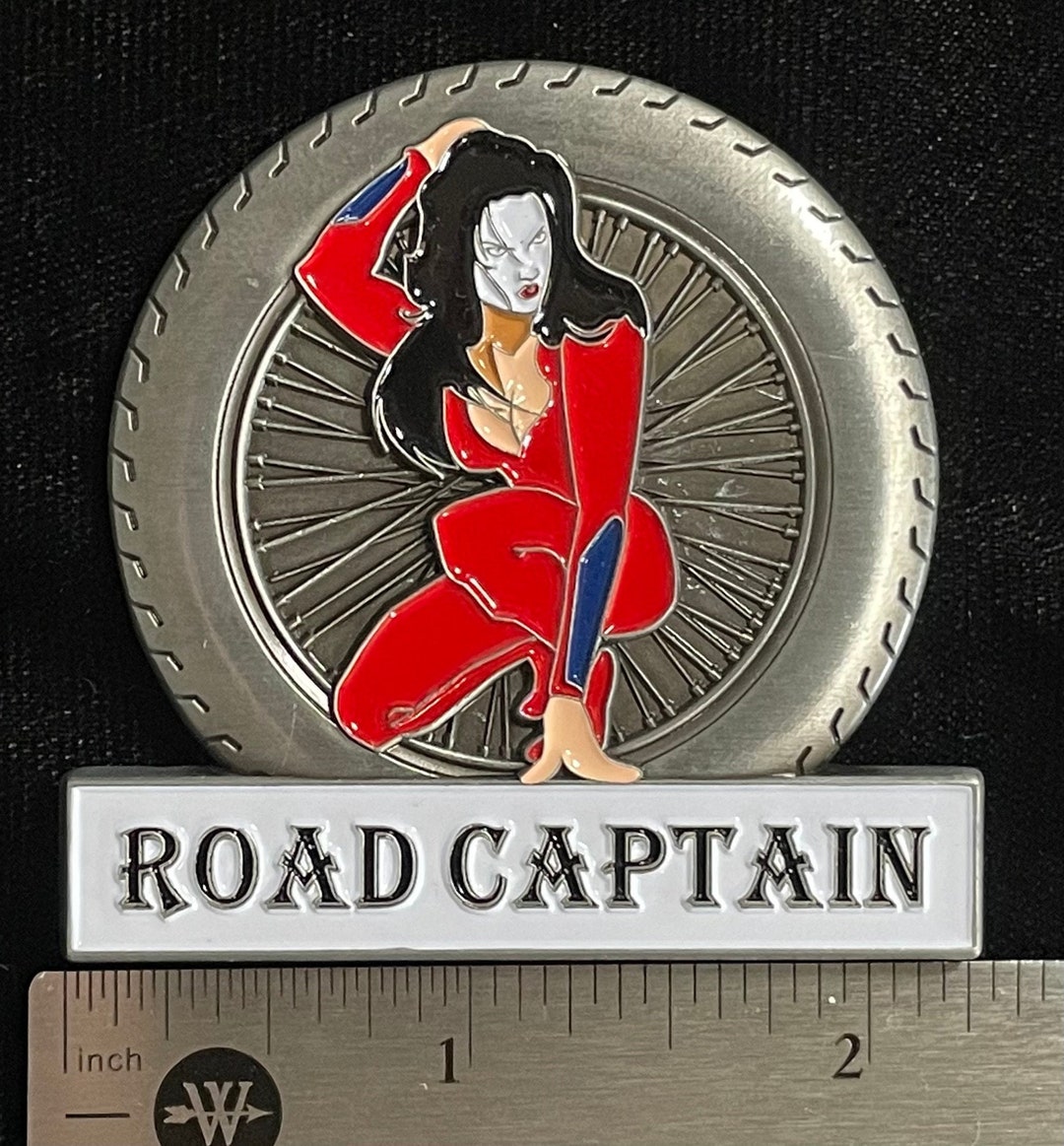 Widows Sons Masonic Riders Association "widow" Officer Pin Road Captain ...