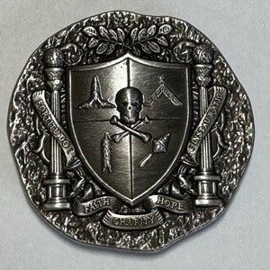 NEW UPDATED DESIGN Piece of Eight Style Pirate Challenge Coin With ...