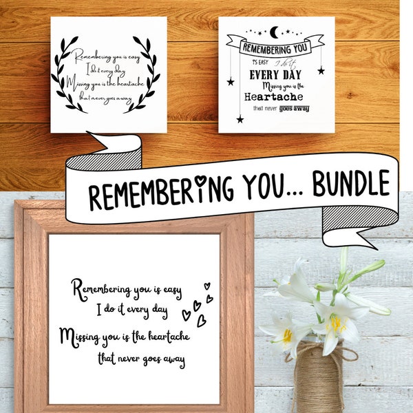 Memorial Quote Svg - Etsy