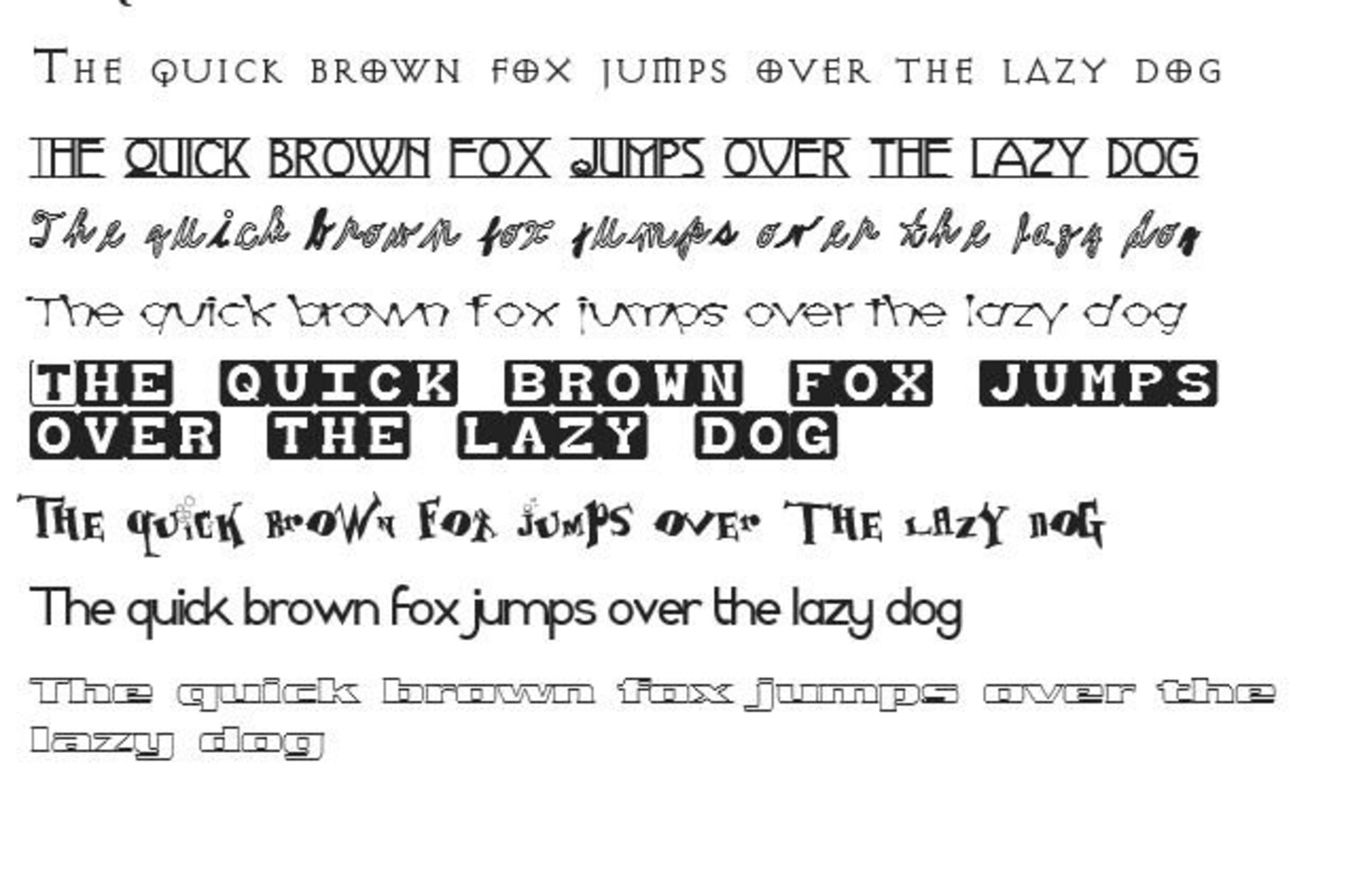 Over 999 Unique Text Styles Variety of True Type Fonts | Etsy