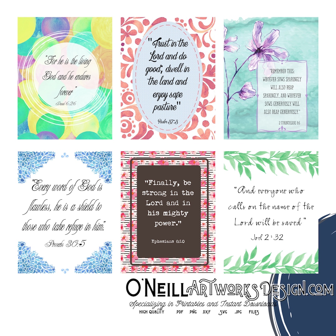 Printable Scripture Cards | Christian Greetings | Printable Inspiration ...